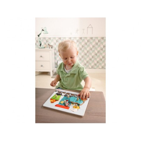 Puzzle à Encastrements Le Petit Train - Haba - Coti-jouets Kermesse et ...